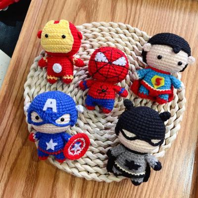 China Wholesale Hot Sale Handmade Crochet Plush Toys Animal Characters Anime Figures for sale