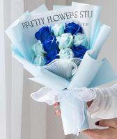 China Hot Selling Artificial Soap Flower Mother's Day Valentine's Day Gift Bouquet Soap Pink Rose Handmade Gift Box Flowers for sale