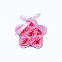 China Custom Scent Butterfly Shaped Rose Flower Bath Soap Fruit Ingredient Wedding Valentine Romantic Gift Soap for sale