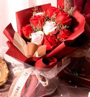 China Soap Flowers Gift Artificial Flower Soap Flowers Bouquet for Valentine's Day Gift for sale