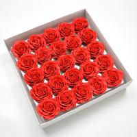 China 6 Layer Soap Flower Rose Head Artificial Decorative Soap Flower For Holiday Gift Wedding Bouquet DIY Craft Decoration for sale