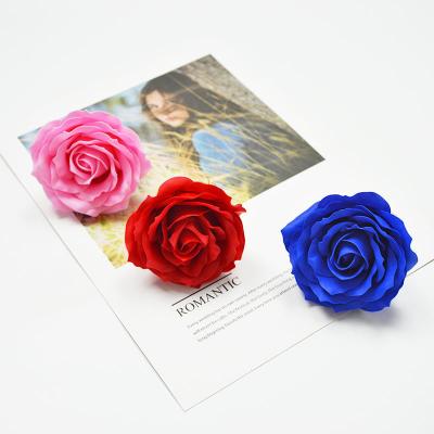China 6 Layer Soap Flower Rose Head Artificial Decorative Soap Flower For Holiday Gift Wedding Bouquet DIY Craft Decoration for sale