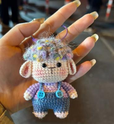China High Quality Handmade Crochet Chinese Zodiac Animal Dolls Cute Soft Dolls Figures for Sale Adorable Party Gift Dolls for Kids for sale