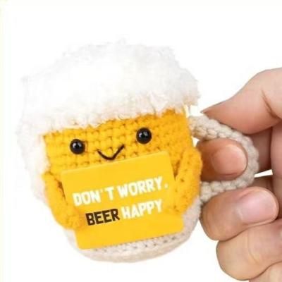 China 200 Styles Crochet Star Encouragement Gift Plush Handmade Emotional Comfort Support Positive Toy Crochet Yellow Star Doll for sale