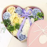 China Wholesale Handmade Valentine's Day Soap Gift Bulk Custom Logo Packaging Soap Present With Multi Color Selection for sale
