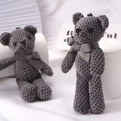 China Key Pendant Pendant Dolls Gifts Baby Gift Handmade Crochet Bear Toys Stuffed Doll Baby Comfort Doll Soft Plush Toys for sale