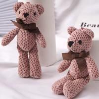 China Key Pendant Pendant Dolls Gifts Baby Gift Handmade Crochet Bear Toys Stuffed Doll Baby Comfort Doll Soft Plush Toys for sale