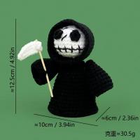 China Handmade Knitted Crocheted Spooky Ghosts Doll Woven Technique Halloween Art Deco Home Decor Gift Idea Wholesale From Factory for sale