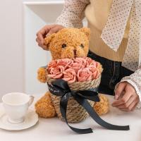 China Modern Cartoon Design Artificial Rose Flower Bulk Wholesale Multi-Holiday Decorative Gift With 20×20×25cm Package Size for sale