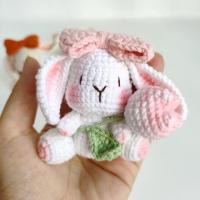 China Small Crochet Soft Knitted Animal Amigurumi Halloween Toys Kitting Spud Tattie Stuffed Cotton Fabric Dolls for sale