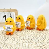 China Positiveduck Hand-Crocheted Cotton Duck Cute Positive Energy Expression Finished Animal Crochet Product in Potato Doll for sale
