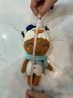 China Fashionable Crochet Doll Amigurumi Collection Handmade Mini Plush Toy Set Stuffed with Peg Baiana Doll for Girls for sale