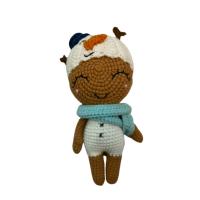 China Fashionable Crochet Doll Amigurumi Collection Handmade Mini Plush Toy Set Stuffed with Peg Baiana Doll for Girls for sale