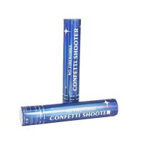 China 12 Inch Blue Confetti Cannon Wedding Club Celebration Confetti Poppers for sale