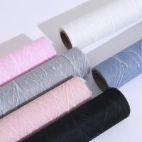 China Decorative Plastic Bouquet Wrap Mesh 50cmx5Y Flower Bouquet Wrapping Materials for sale