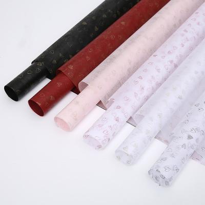 China Eco Friendly 60cmx60cm Non Woven Flower Wrapping Paper Sheets For Bouquet for sale