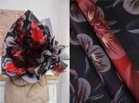China Printed Luxurious Style Florist Wrapping Paper 60cmX50cm Flower Wrapping for sale