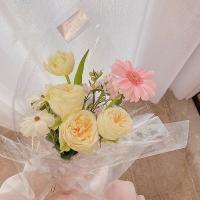 China Clear OPP Florist Cellophane Wrap Roll 58cm*58cm Florist Clear Wrapping Paper for sale