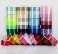 China 40mm MultiColored Plain Satin Ribbon Customized Length Two Sided Satin Ribbon 50m Length for sale