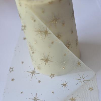 China Multicolor Organza Roll Fabric with Glitter Pattern Breathable for sale