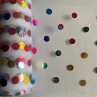 China Shiny Organza Tulle Rolls Soft Tulle Fabric For Wedding Dress Glitter Organza Tulle Rolls for sale