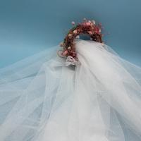 China High Density Wedding Dress Tulle Fabric 160cm Bridal Illusion Mesh Fabric for sale