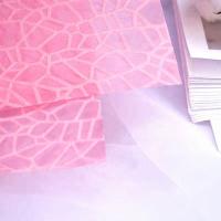 China 100% Polyester 85GSM 3D Embossed Gift Wrapping Paper 60 Sq Ft Wrapping Paper for sale