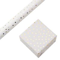 China Golden Silver Striped Gift Packing Paper Sheets 85GSm 30 Sq Ft Wrapping Paper for sale