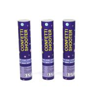 China Circle Paper Birthday Party Confetti Cannon Poppers 20cm For Decoration for sale
