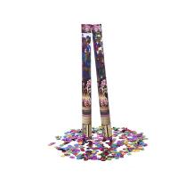 China Metallic Foil Party Eco Friendly Wedding Confetti Poppers Transparent for sale