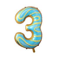 China Birthday Party 32 Inch Foil Number Balloons for sale