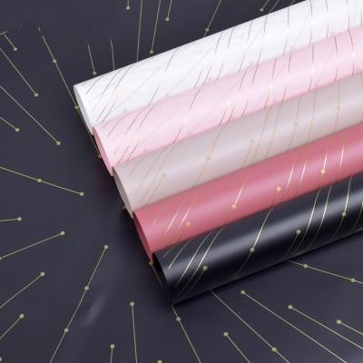 China Paper And Plastic Florist Wrapping Paper for Gift Wrapping Supplies for sale