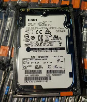 China EMC D3-2S15-600 D3-2S10-600 600G HDD Capacity 005051608 005051606 005053479 005053480 for sale