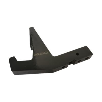 China High Precision 6061-T6 CNC Machined Aerospace Parts With Black Anodized Finish for sale