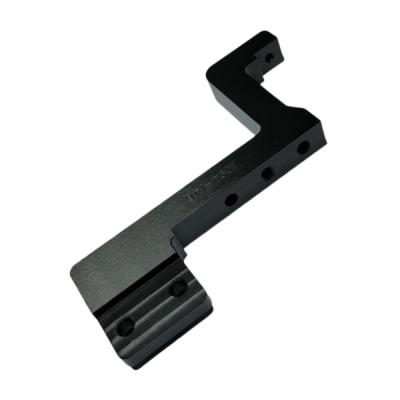 China Custom Precision CNC Structural Parts Machining Services Black Engineered for sale