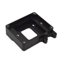 China Custom CNC Machined Aluminum Components Anodized Black For Robot Housing for sale
