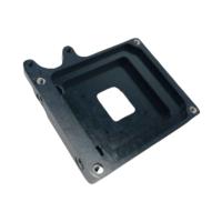China Custom CNC Machined Aluminum Components Anodized Black For Robot Housing for sale
