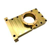 China Gold Plating CNC Milling And Turning Services For Beryllium Copper BeCu Components for sale