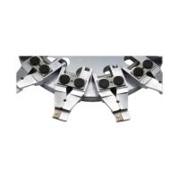 China Rotary Disc Clamping Display Set With Discs, Black Bean Clamp And Holder for sale