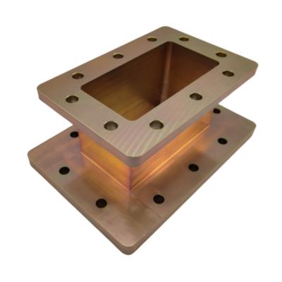 China Copper Alloy Precision CNC Machined Parts Electrolytic Polishing For Vacuum Equipment for sale