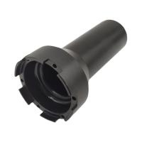 China Precision Aluminum CNC Machining Services With High Gloss Black Anodized for sale