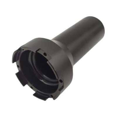 China Precision Aluminum CNC Machining Services With High Gloss Black Anodized for sale