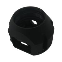 China CNC Machined Black-Finished Engineering Plastic Parts For Optical Components for sale