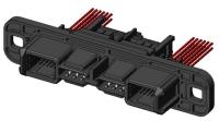 China Durable compact connector JAE Electronics D250-50690 with electrical shock prevention and 2 power 24 signal contacts for sale