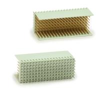 China 3M CP2 HB125 E1 KR Press Fit Header Featuring Eye of the Needle Compliant Pin for Secure Connections for sale