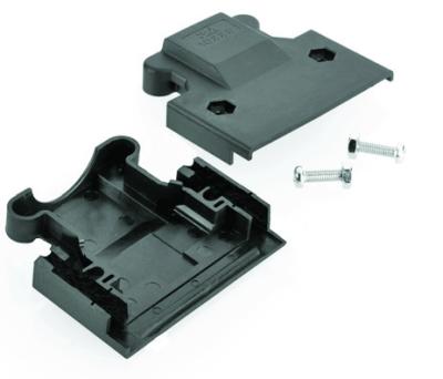China Glass Reinforced Polyester Backshell Plastic Solder Plug Junction Shell Non Shielded Connector 3M 10336-52F0-008 for sale