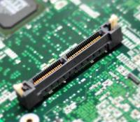 China Compact SMT card edge connector 3M SPD08-160-L-RB with high speed signal transmission up to 20 Gbps for sale