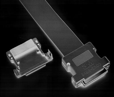 China 3M 3485-2400F D Sub Junction Shell Plastic gray color UL 94V0 flammability rated for connector mounting for sale