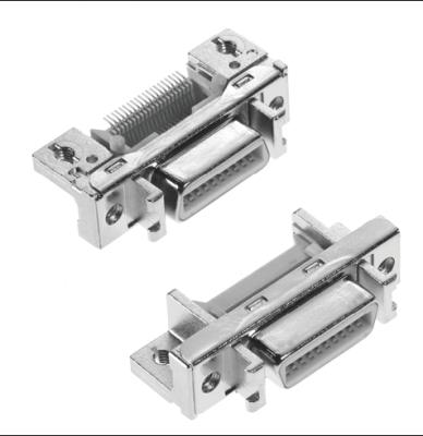 China Die cast shielded surface mount right angle receptacle connector 3M 10214-1S10PE with UL 94V 0 flammability rating for sale