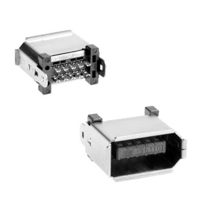 China Shielded Compact Ribbon Wiremount Plug Connector 3M 36110-3000FD for Signal and Power Transmission for sale